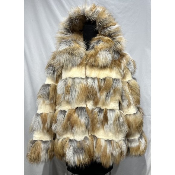 Unbranded | Jackets & Coats | Red Fox Rex Rabbit Jacket Sections W ...